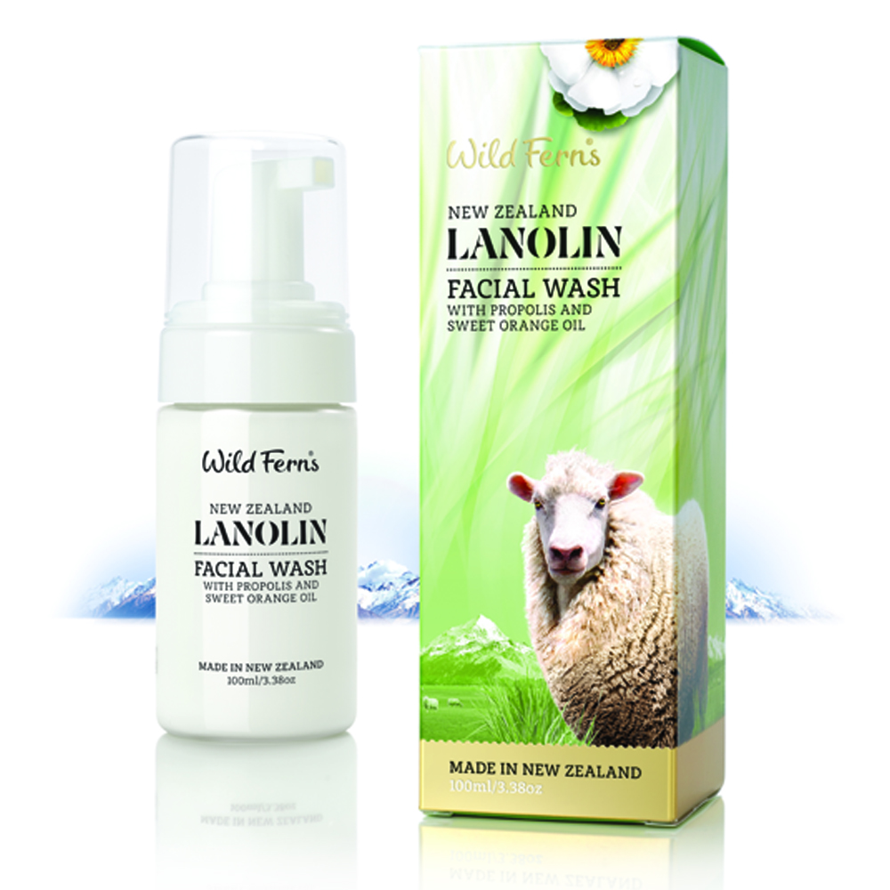 Lanolin Facial Wash, LanolinWild Ferns USA Store